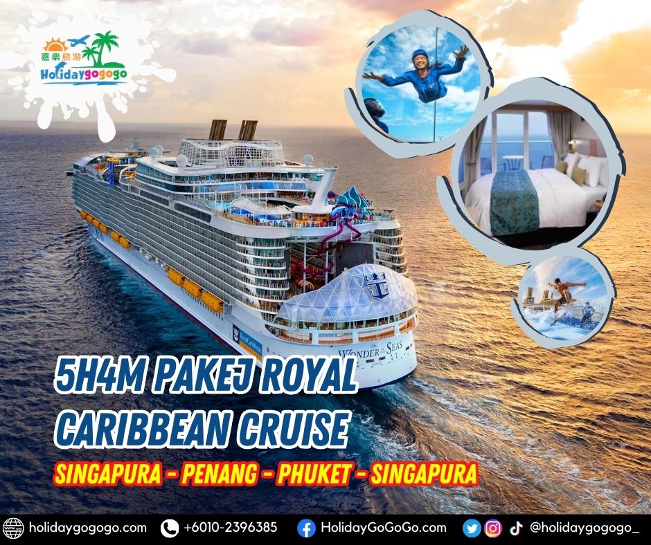 (2024 Promo) 5h4m Pakej Royal Caribbean Cruise (Singapore >Penang >Phuket >Singapore ...